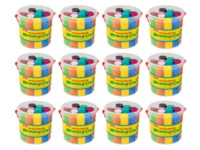 Nonhardening Modeling Clay Bucket - Set of 12 at Lakeshore Learning