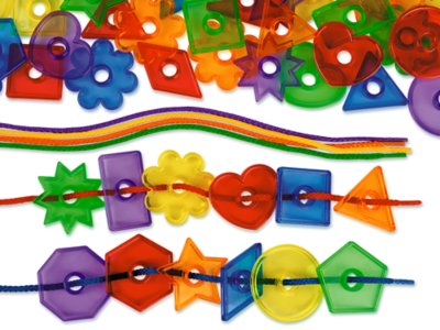 Giant Lacing Shapes at Lakeshore Learning