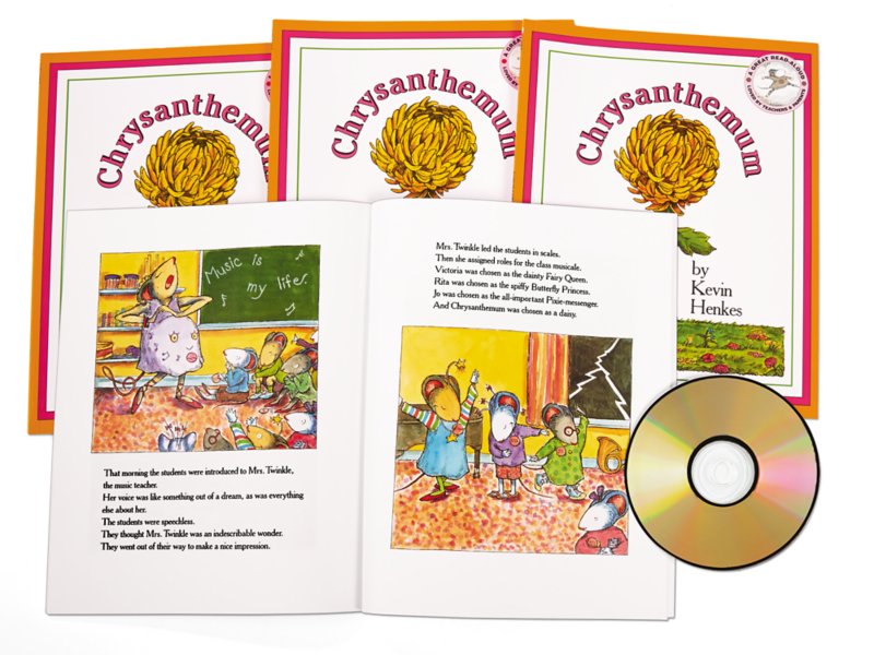 Chrysanthemum Book Clip Art