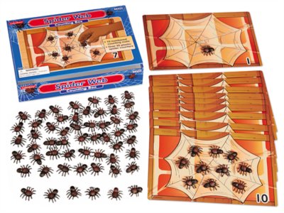 Spider Web Counting Box at Lakeshore Learning