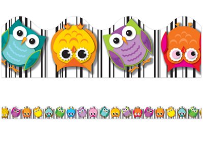Cute Owl Border Clipart - Resenhas de Livros