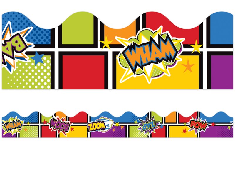 Superhero Border For Classrooms