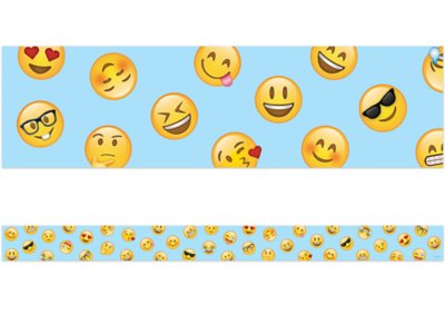 Emoji Fun Small Emoji Border at Lakeshore Learning