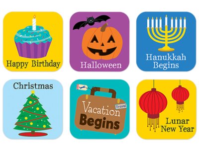 Holidays & Events Calendar Mini Accents at Lakeshore Learning