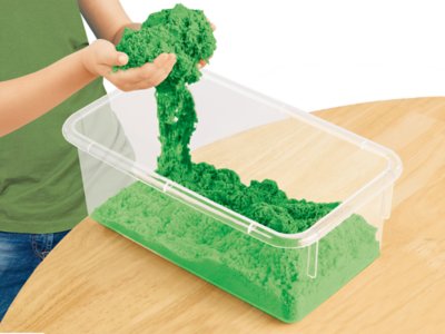 Colored Kinetic Sand - Green at Lakeshore Learning
