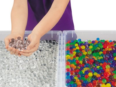 Water Marbles Before And After Crafting With The Kids: DIY Edible