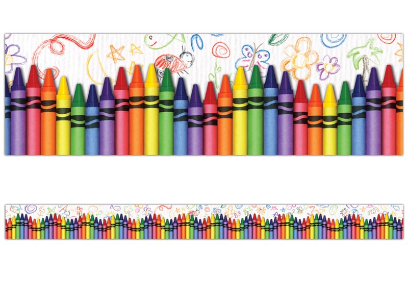 Crayon Clipart Border