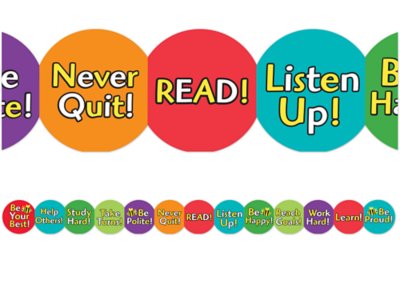 Be Your Best! Motivational Border at Lakeshore Learning