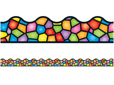 Stained Glass Scalloped Border at Lakeshore Learning