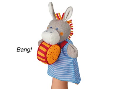 Donkey with Drum Puppet at Lakeshore Learning