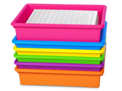 Neon Lakeshore Paper Trays at Lakeshore Learning
