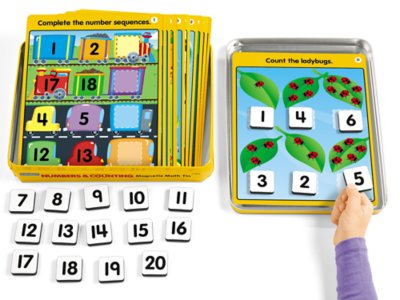 Numbers & Counting Magnetic Activity Tin at Lakeshore Learning
