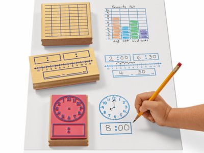 Giant Measurement & Data Stamp Set at Lakeshore Learning