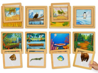 Where Do I Live? Animal Match at Lakeshore Learning