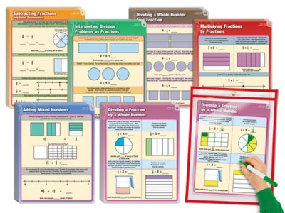Solve, Flip & Check Fractions Cards - Gr. 5 at Lakeshore Learning