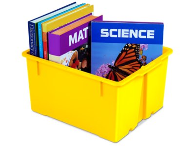 Neon Heavy-Duty Book Bin - Bright Yellow at Lakeshore Learning