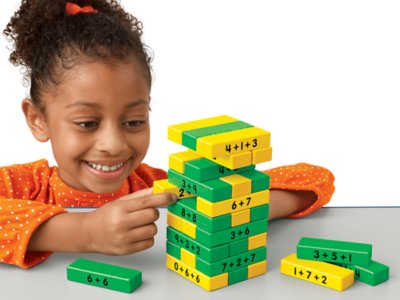Brick Buster Toppling Tower Game at Lakeshore Learning