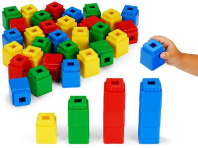 Jumbo Unifix® Cubes - Set of 40 at Lakeshore Learning