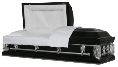 Thacker - Casket Details: Essex Black and Silver