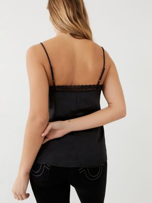 SATIN LACE CAMI