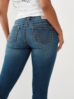 BECCA BIG T STITCH BOOTCUT JEAN