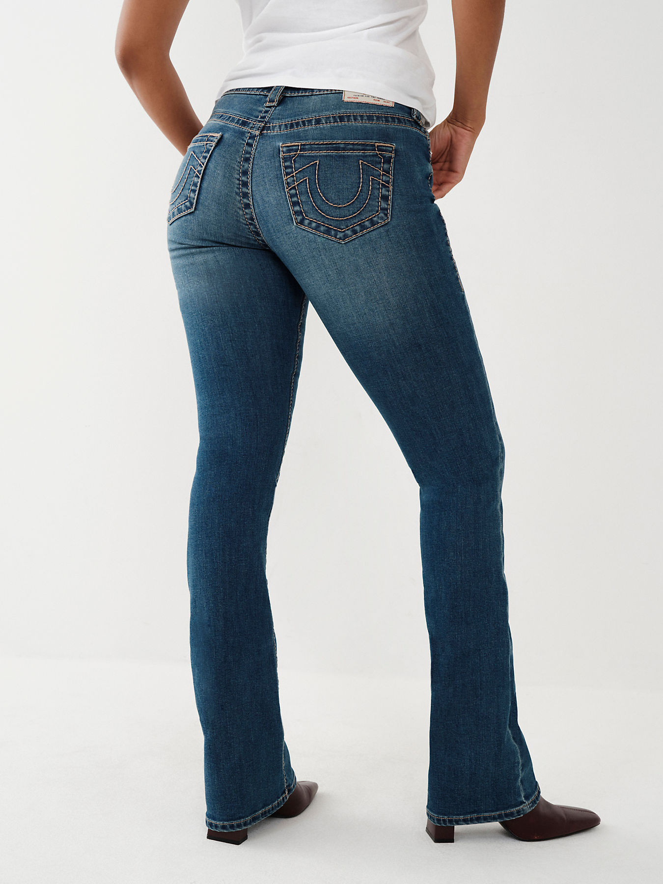 BECCA BIG T STITCH BOOTCUT JEAN BECCA BIG T STITCH BOOTCUT JEAN