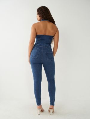 Zip Denim Jumpsuit