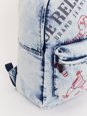 DENIM LOGO BACKPACK