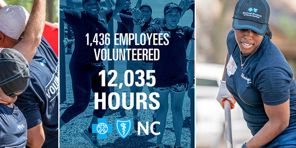 Our army of volunteers at Blue Cross NC | Blue Cross NC