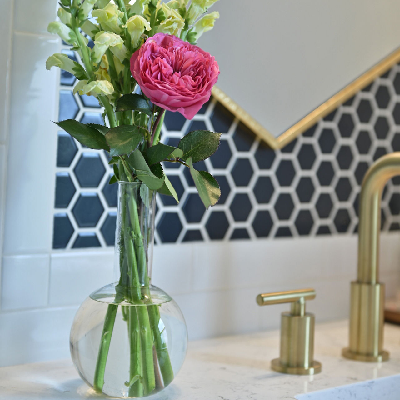 Color Wheel Mosaic - Navy