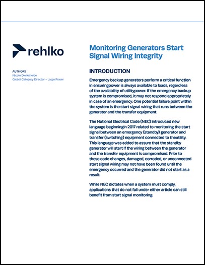 Literature | Power Systems | Rehlko | NA