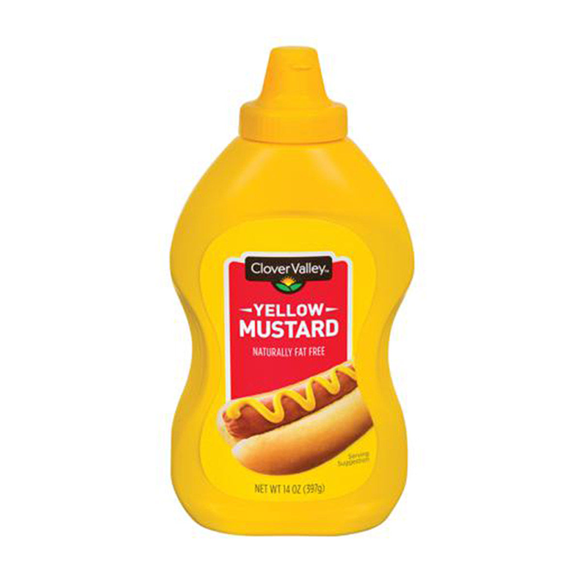 Buy Clover Valley Yellow Mustard, 14 oz from Dollar General - Instore