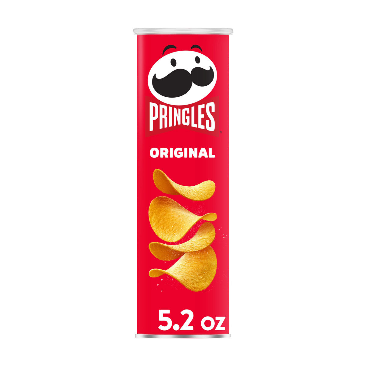 Pringles Original Potato Crisps, 5.2 oz
