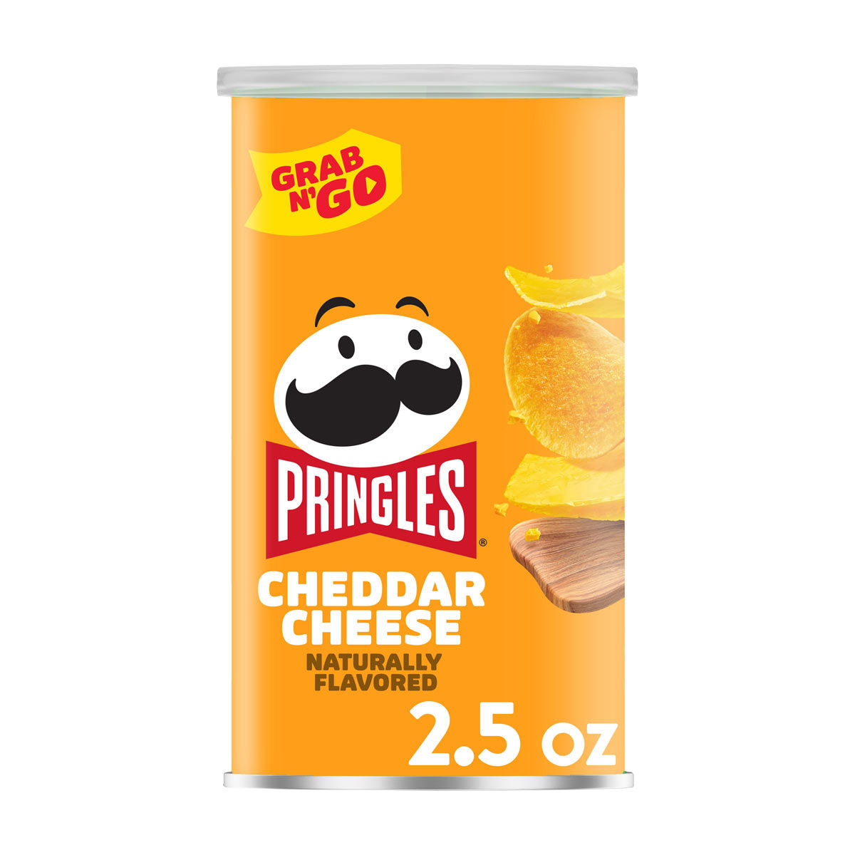 Pringles® Grab & Go! Stack Cheddar Cheese Flavored Potato Crisps, 2.5 Oz Can – Dollar General ...