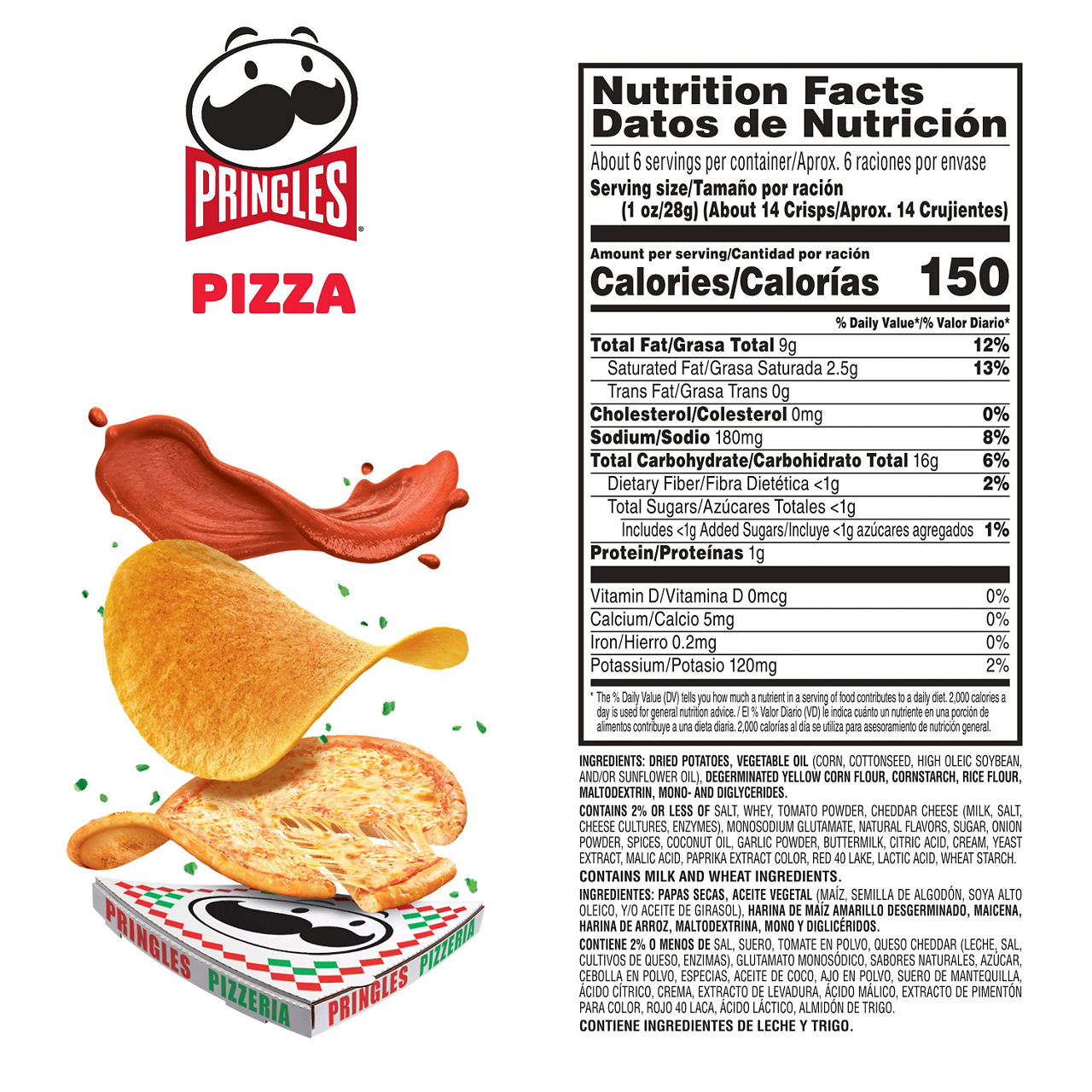 Pringles Gaming 6 Pack) Pringles Scorchin' Buffalo Potato Crisps