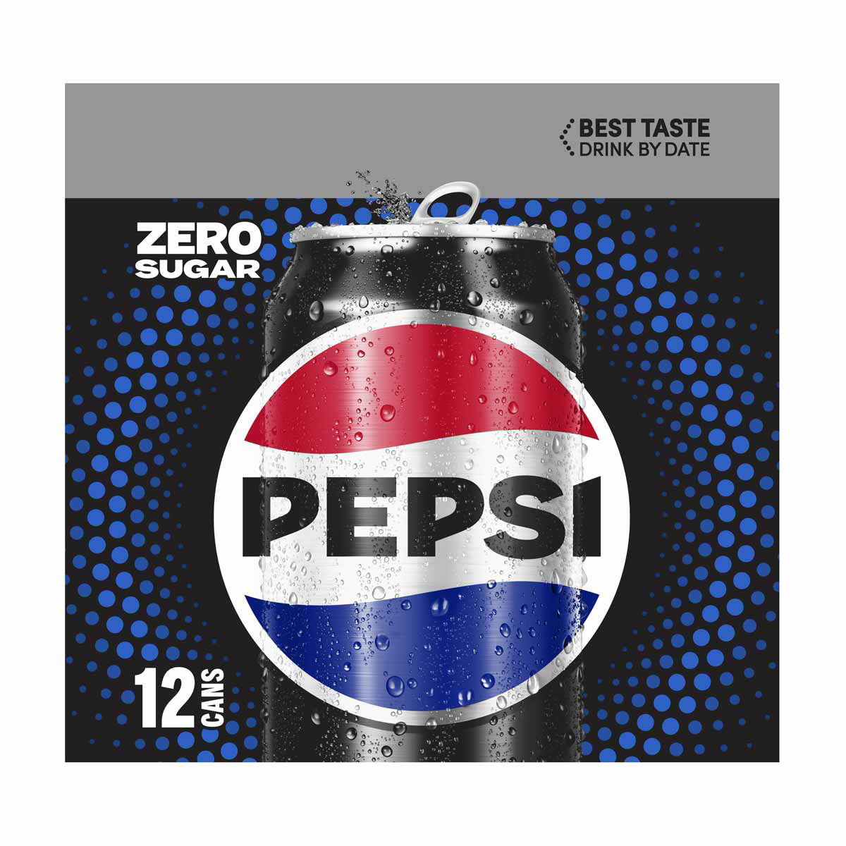 Buy Pepsi Zero Sugar Soda Cola 12 Fl Oz, 12 Count from Dollar General - Instore