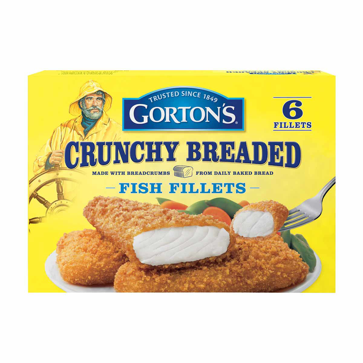 Buy Gorton's Crunchy Breaded Fish Fillets, 11.4 oz, 6 ct from Dollar ...