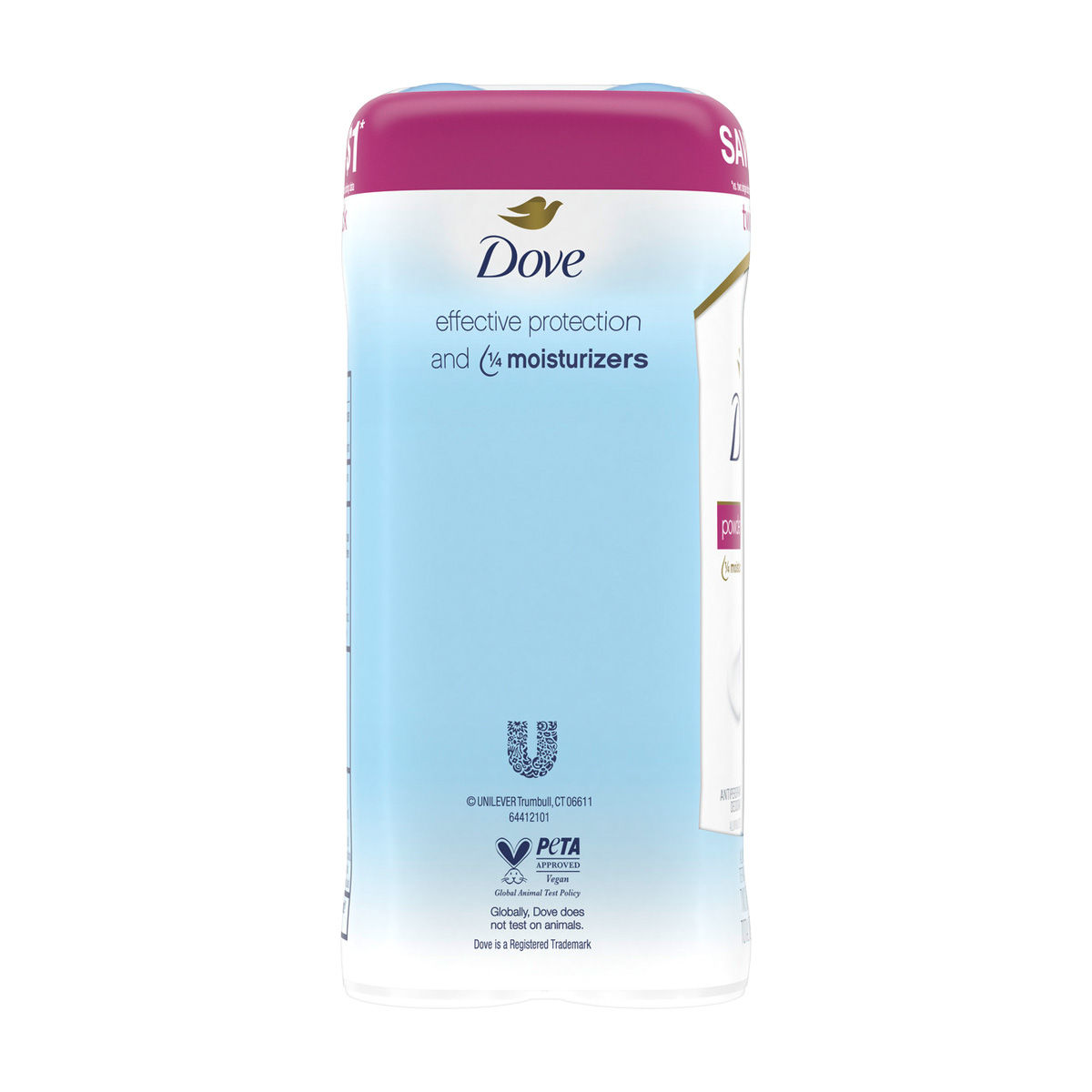 Dove Women's Invisible Solid Powder Antiperspirant Deodorant Stick, 2.6 ...