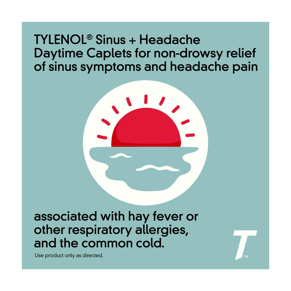 Buy Tylenol Sinus + Headache Daytime Non-Drowsy Relief Caplets, Acetaminophen 325mg, Nasal ...