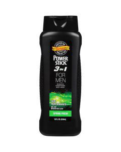 Buy Power Stick, 3-1 Body Wash, Shampoo & Conditioner, Spring Fresh, 18 ...