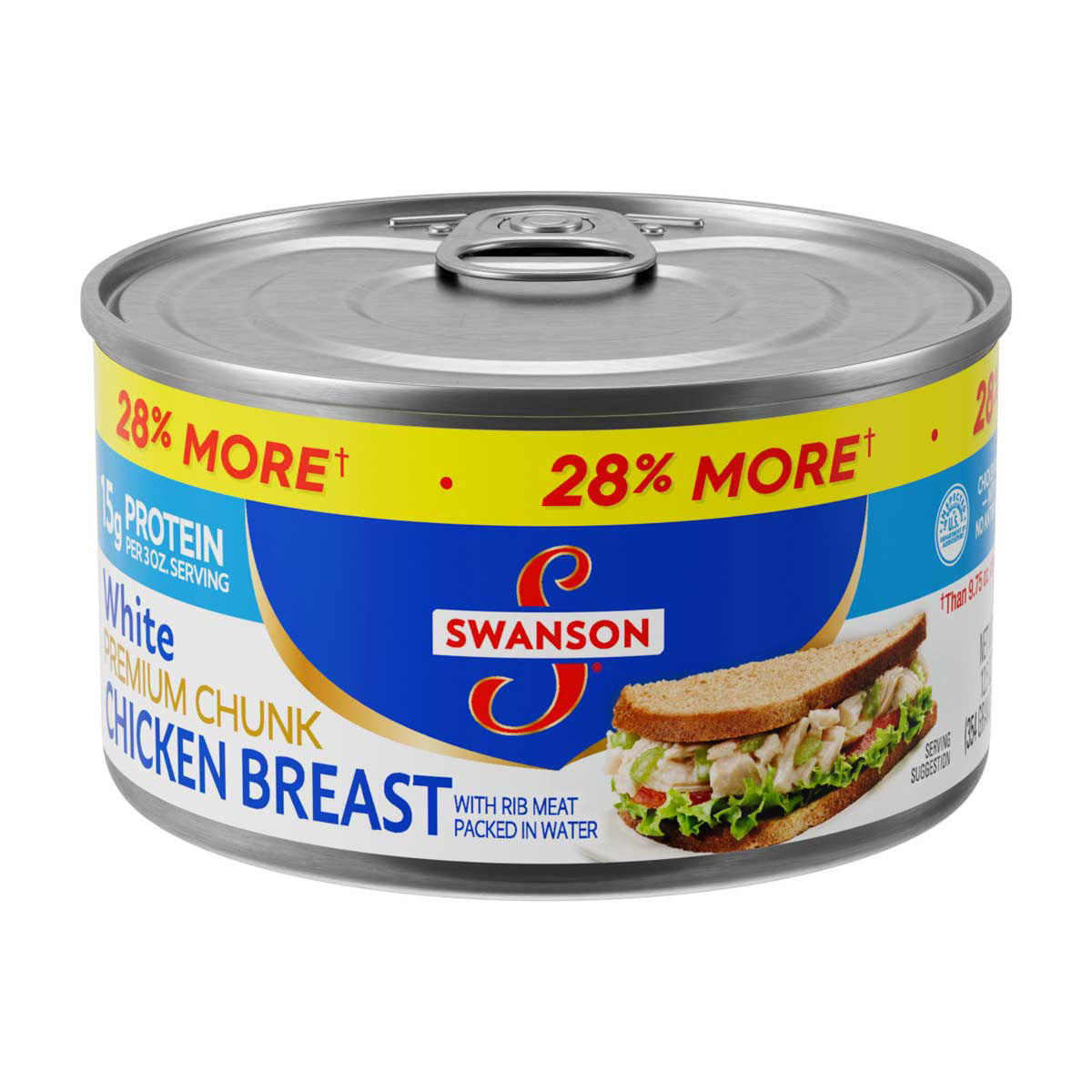 Buy Swanson White Premium Chunk Canned Chicken Breast in Water, 12.5 oz ...