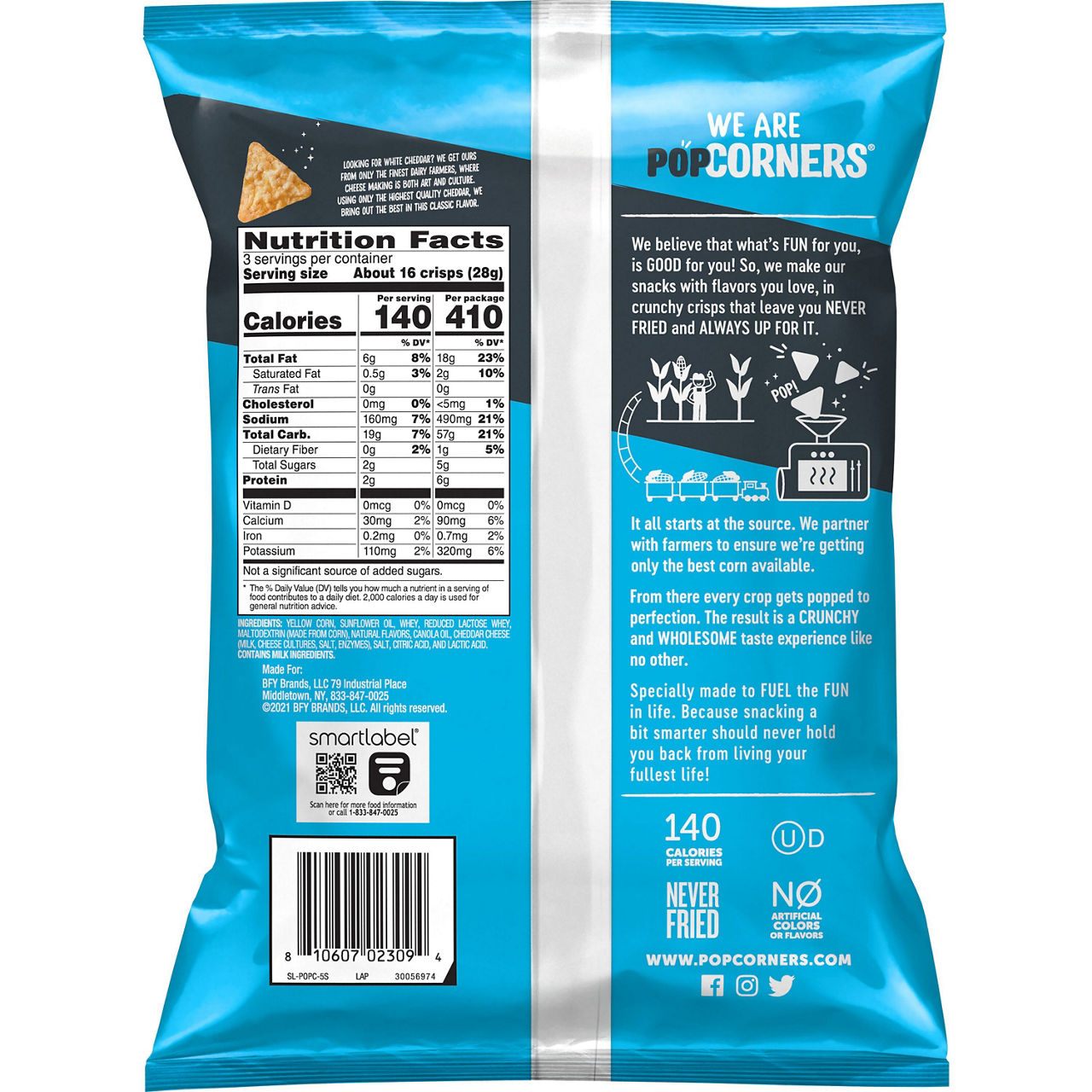 Buy Popcorners The Crunchy And Wholesome Popped Corn Snack White ...