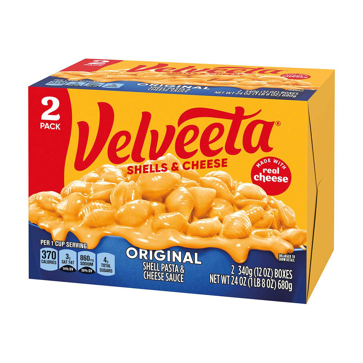 Buy Velveeta Shells & Cheese Original Shell Pasta & Cheese Sauce Meal ...