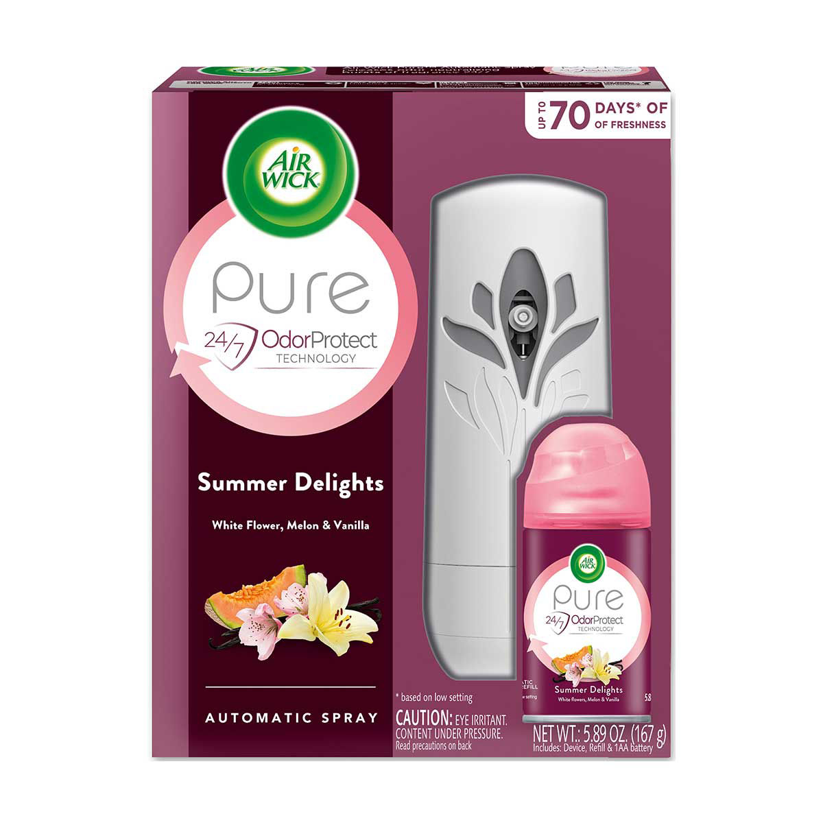 Air Wick Life Scents Freshmatic Ultra Summer Delights, 6.17 Oz – Dollar ...