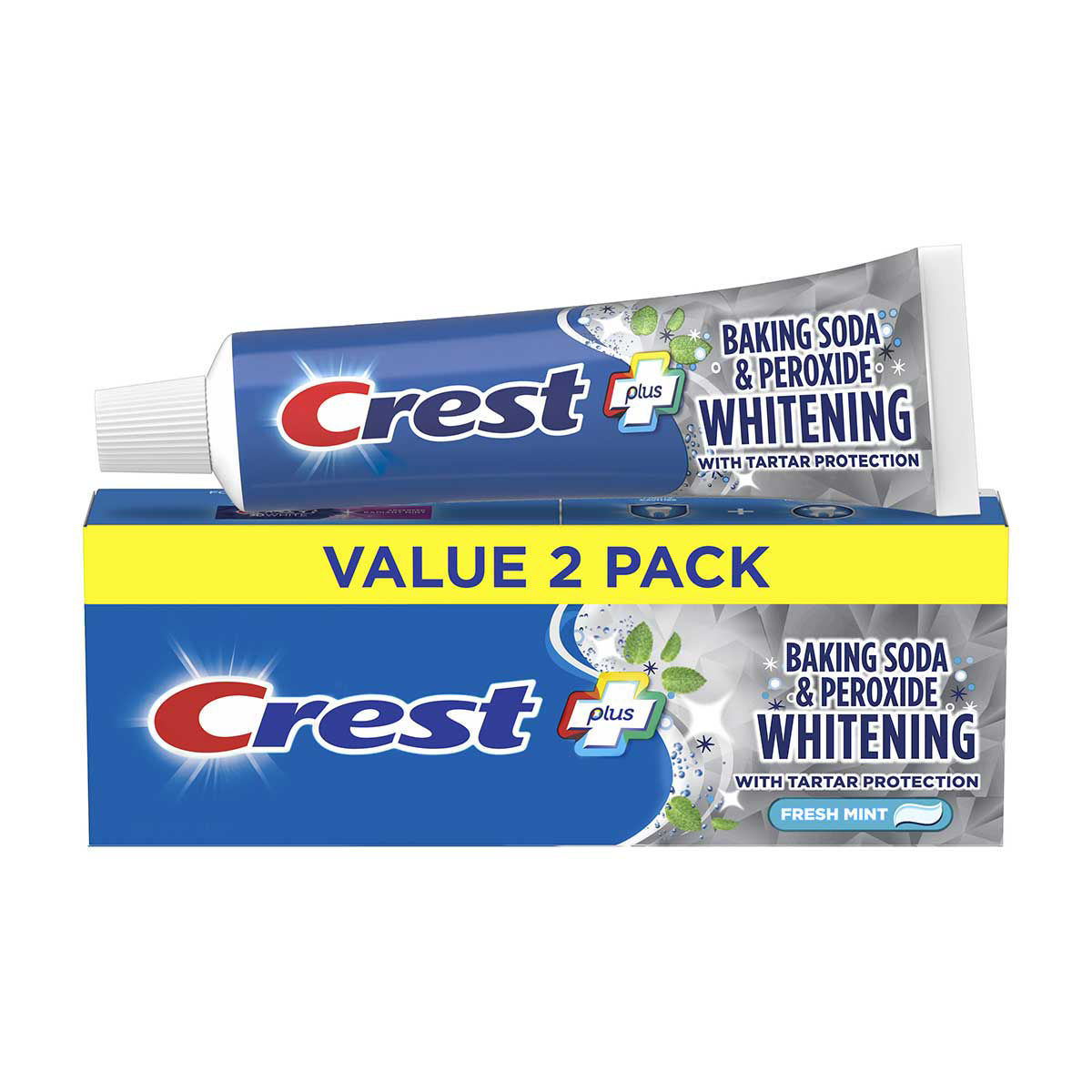 Buy Crest Plus Baking Soda & Peroxide Toothpaste, Whitening Baking Soda ...