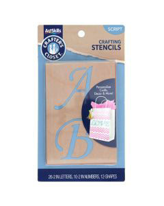 Artskills Crafters Closet Letters Stencils Script – BrickSeek