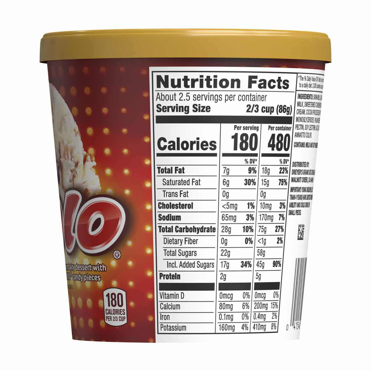 Rolo Ice Cream, 14 fl oz