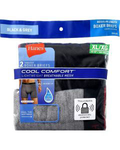 Buy Hanes Men's Mesh Boxer Brief, XL, 2 ct from Dollar General - available