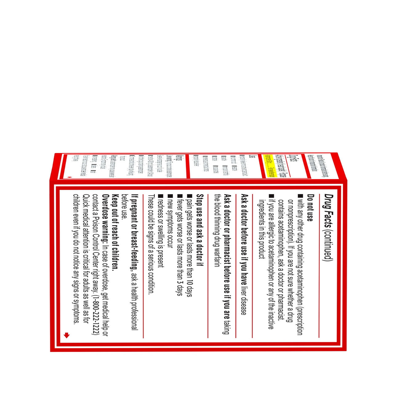 Buy Tylenol Extra Strength 500 mg Acetaminophen Caplets, Pain Reliever ...