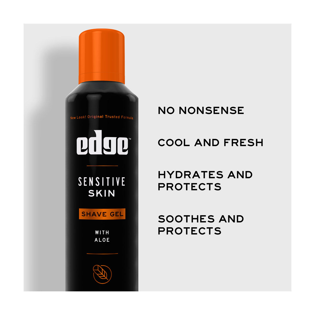 Edge Sensitive Skin Shave Gel with Aloe Twin Pack, 7 oz, 2 ct